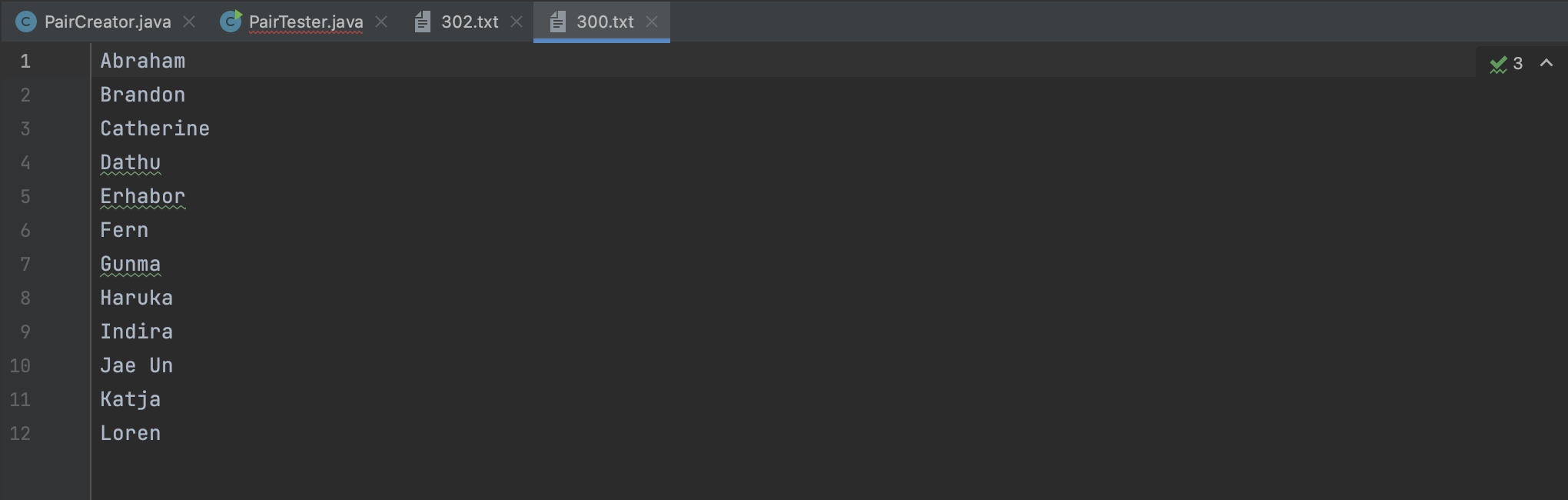 Create Random Student Pairs Your TA is tired and does | Chegg.com