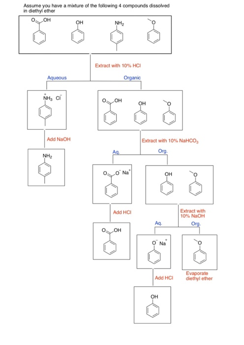 Solved Organic Lab Practical Unknown Extraction Adapted from | Chegg.com