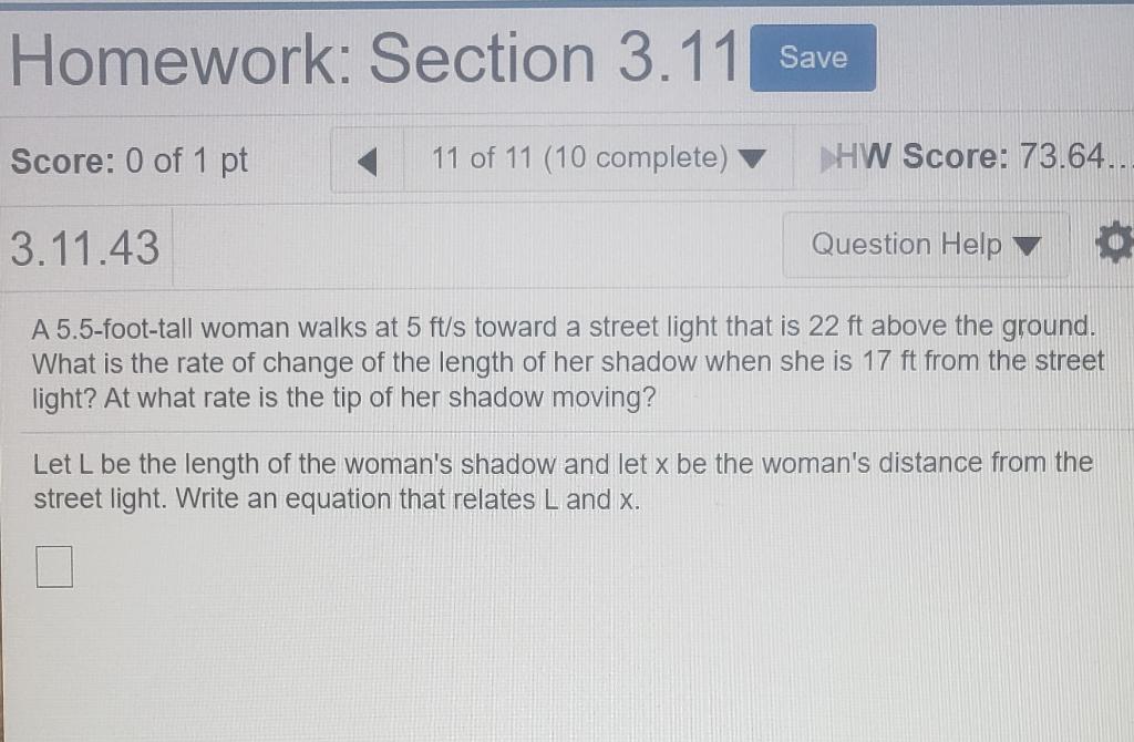 Solved Homework Section 3 11 Save Score 0 Of 1 Pt 11 Of 11