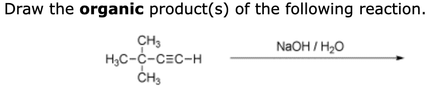 [Solved]: Draw the organic product(s) of the following rea