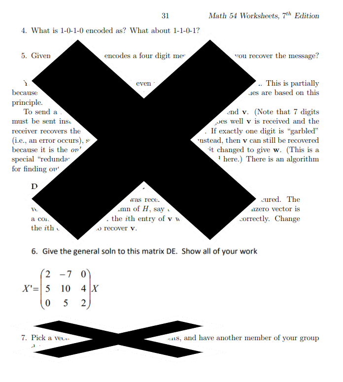 Solved 31 Math 54 Worksheets, 7th Edition 4. What is 1-0-1-0 | Chegg.com