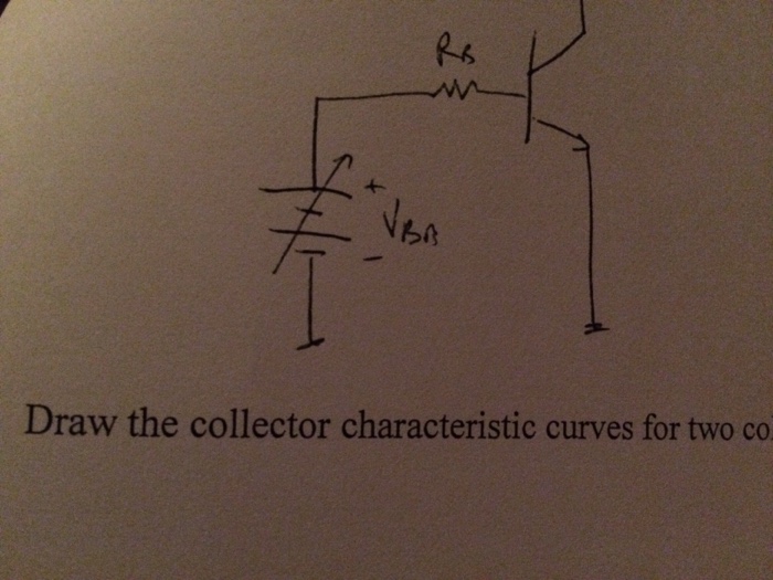 Solved Below is a diagram of a dc-biased transistor circuit | Chegg.com