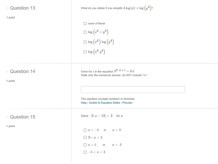 Solved Answer all the questions 13, 14 and 15 with the | Chegg.com