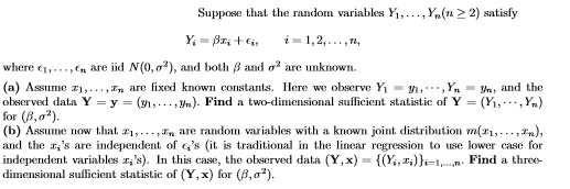 Solved Suppose that the random variables Y1,..., Y. (n > 2) | Chegg.com