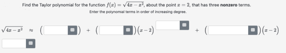 Solved Find the Taylor polynomial for the function | Chegg.com