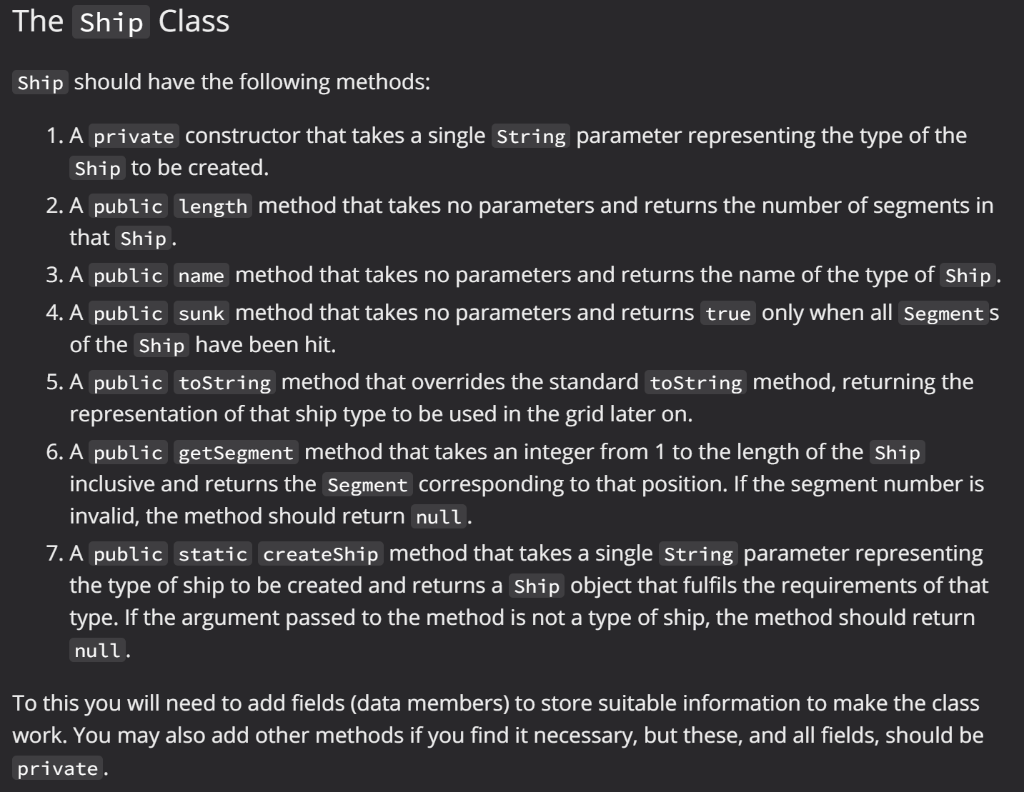 Solved Working in the Shipyards Ships and Segments For the | Chegg.com