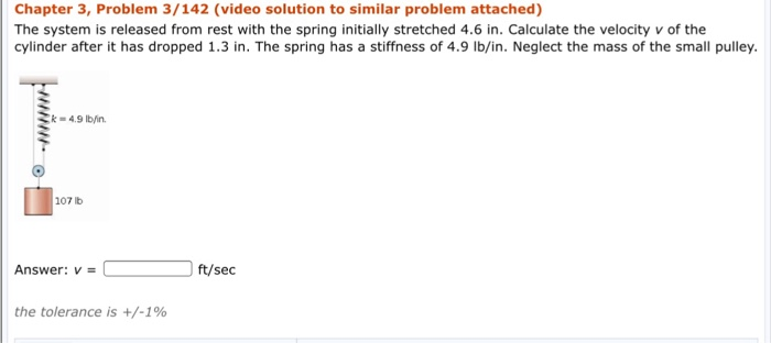 Solved Chapter 3, Problem 3/142 (video solution to similar | Chegg.com