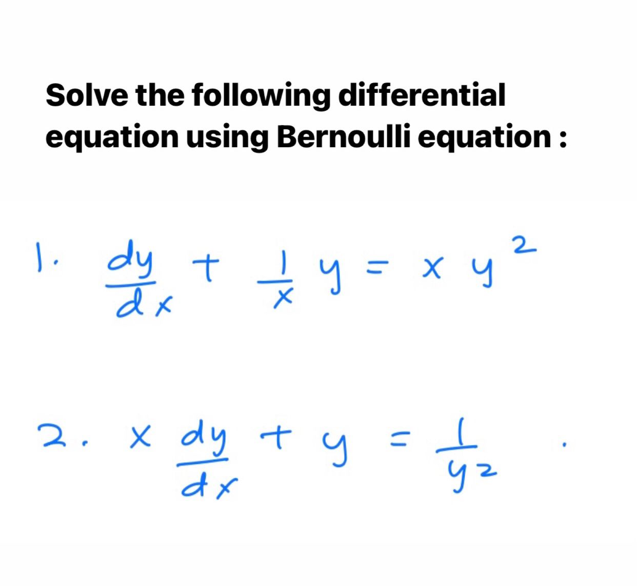 Solved Solve the following differential equation using | Chegg.com