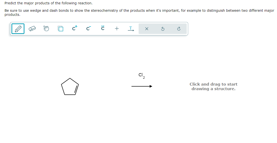 Solved Predict the major products of the following reaction. | Chegg.com