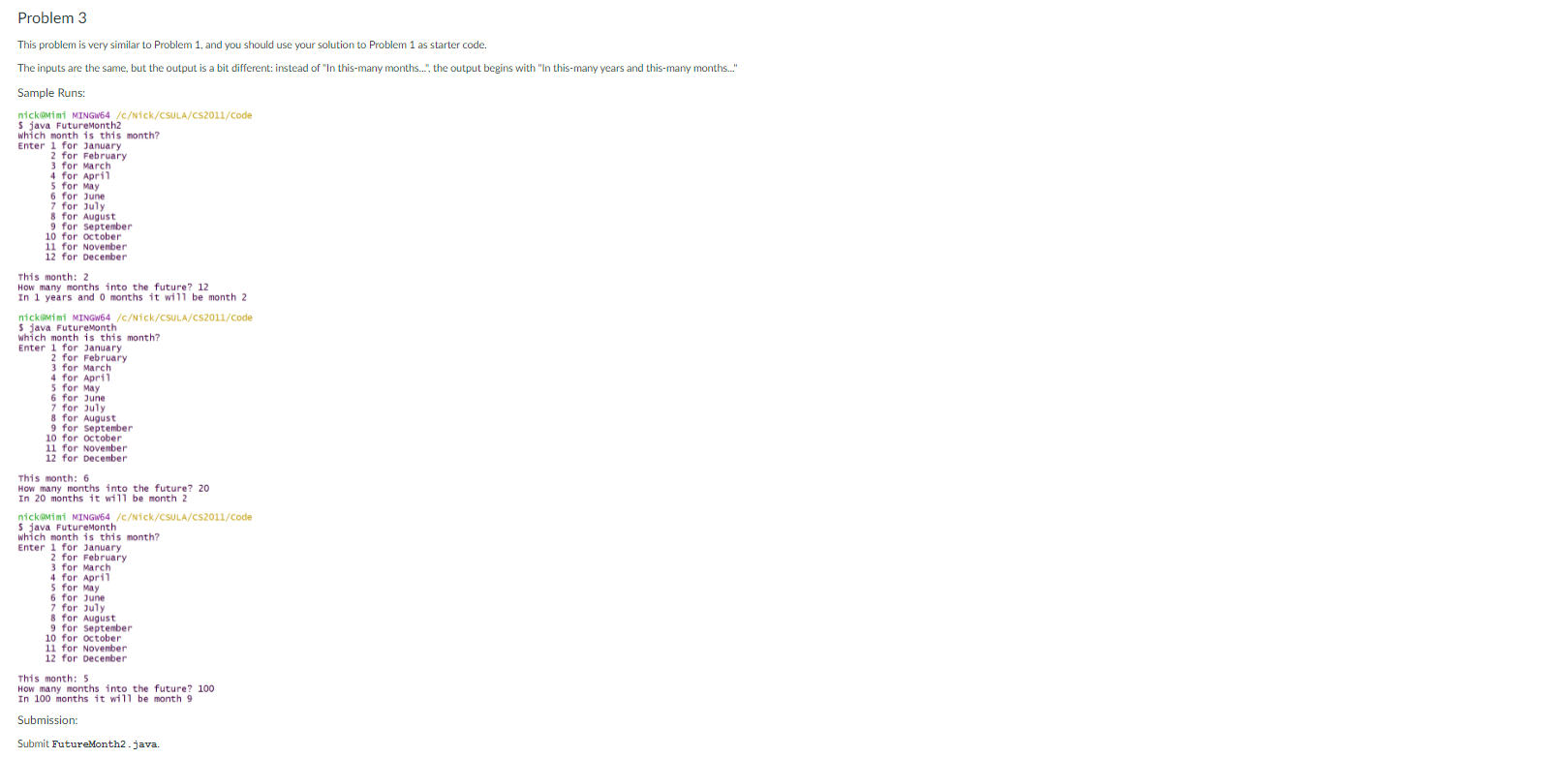 Solved Problem 3 This problem is very similar to Problem 1, | Chegg.com