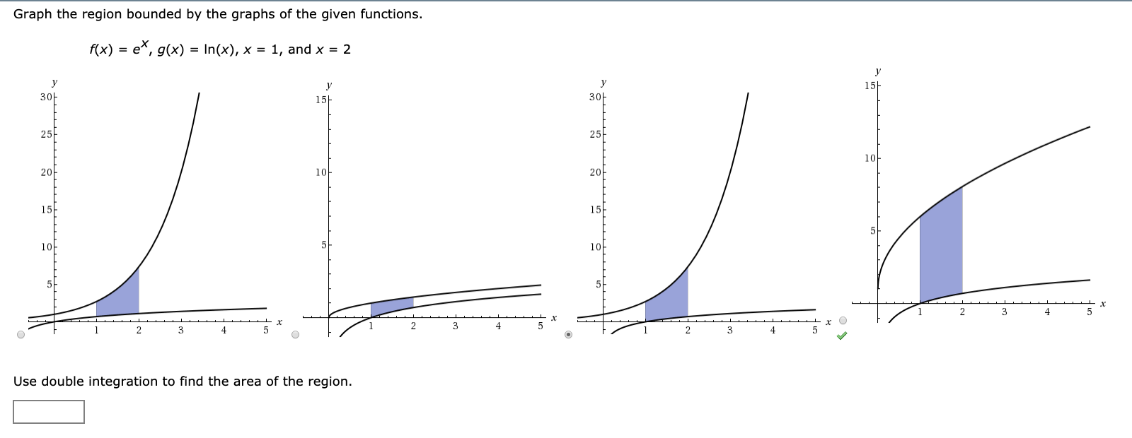 Solved Graph the region bounded by the graphs of the given | Chegg.com