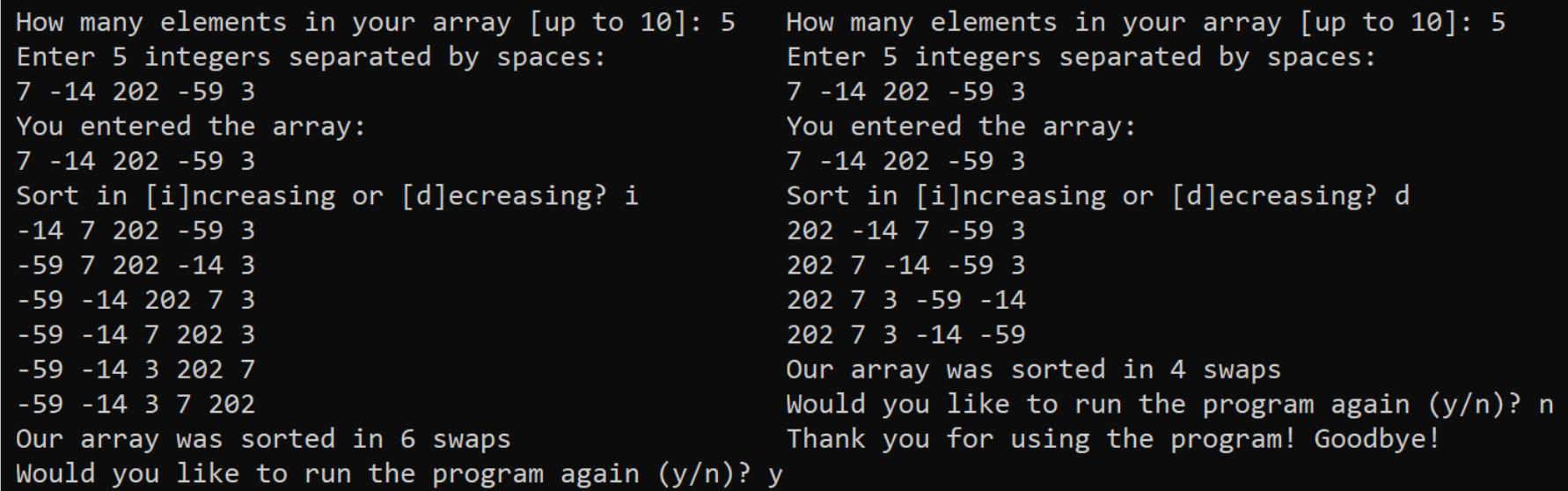 Solved Please Write This In C Use The Fillarray Function 5097