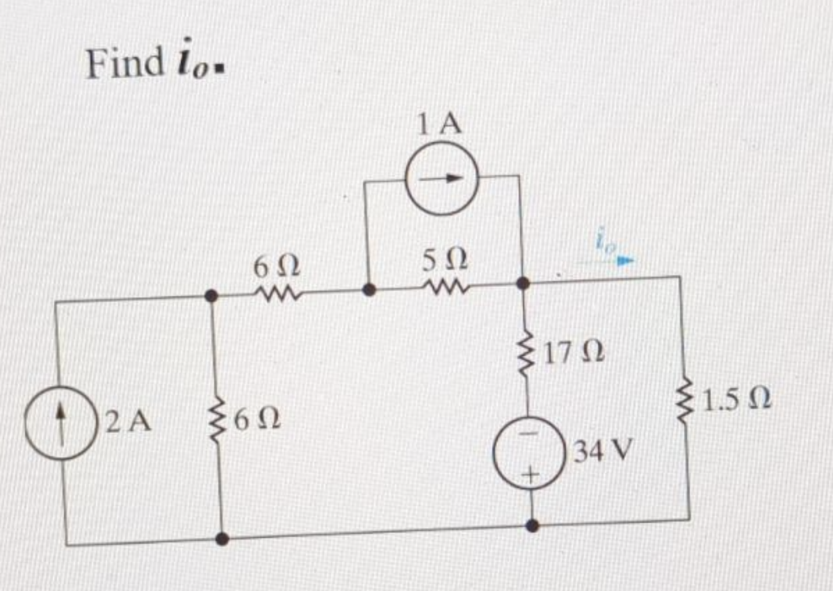 Solved Find i˙o | Chegg.com