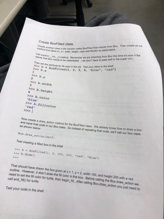 Solved Create and use classes Inherit from a previously | Chegg.com