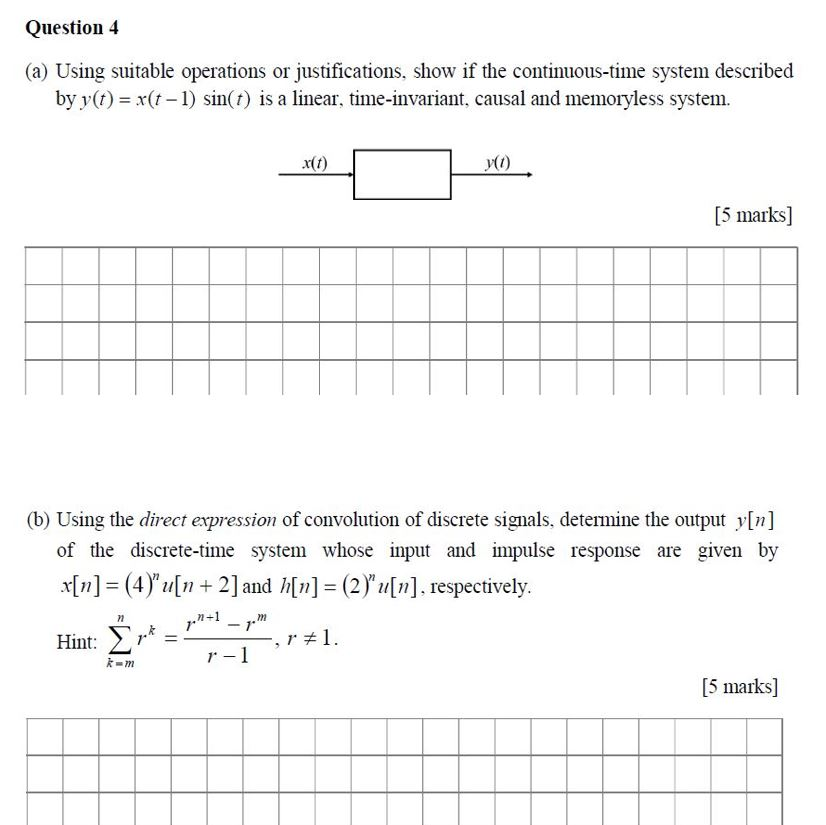 Solved Question 4 (a) Using suitable operations or | Chegg.com