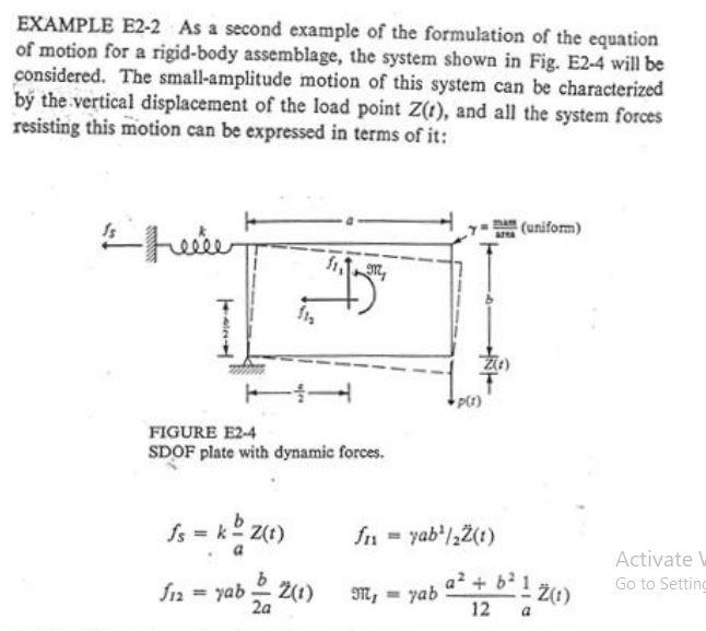 Solved EXAMPLE E2-2 As a second example of the formulation | Chegg.com