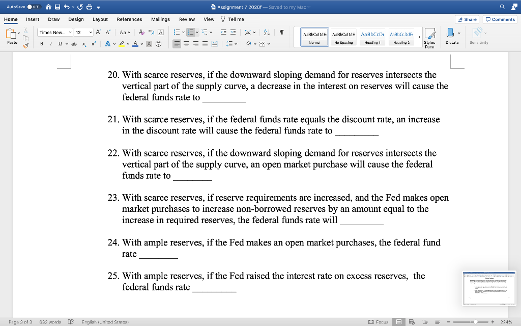 Solved AutoSave OFF A SU Assignment 7 2020f - Saved to my | Chegg.com