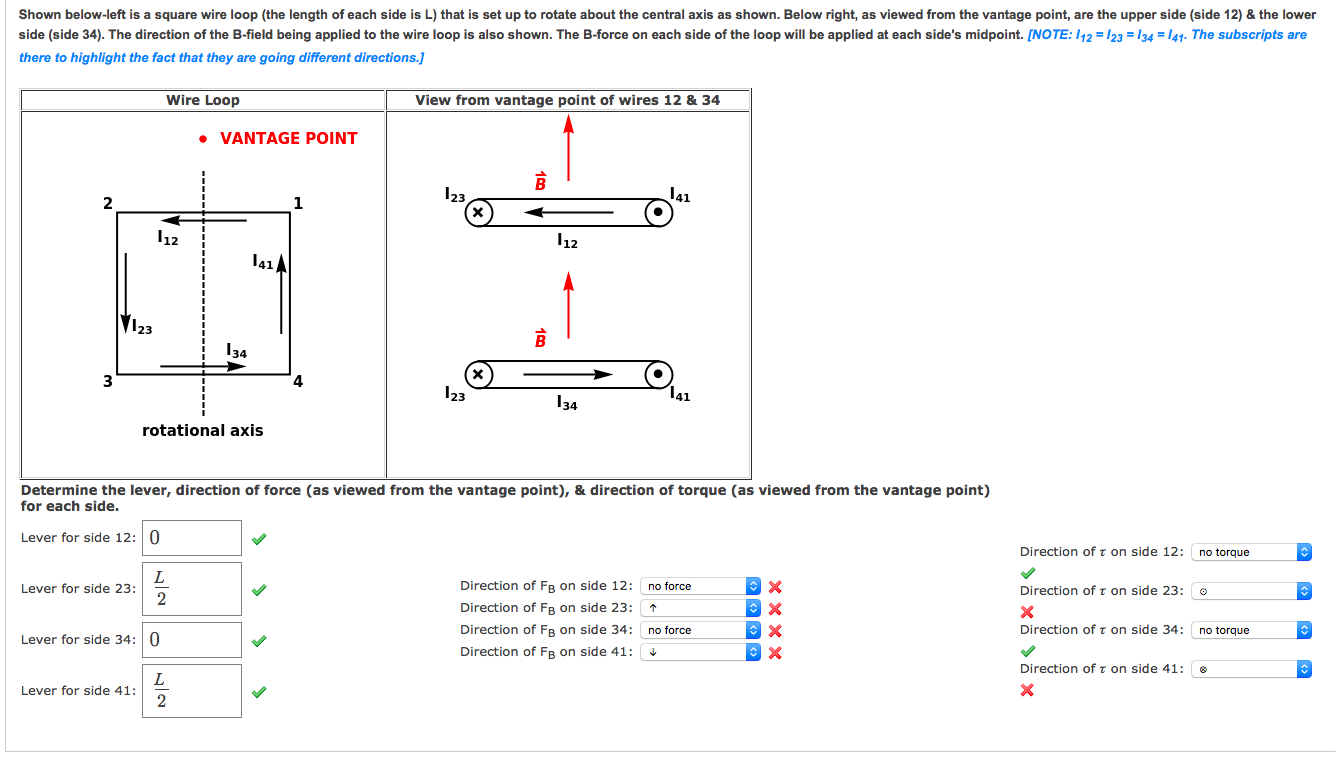 Shown below-left is a square wire loop (the length of | Chegg.com