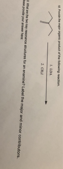 Solved 6. Draw the important resonance forms for the enolate | Chegg.com