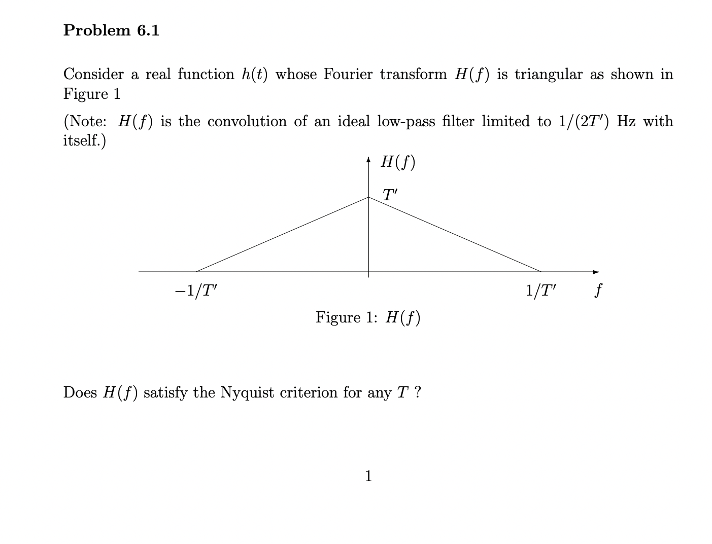 Solved code class="asciimath">Problem 6.1 ﻿Consider a real | Chegg.com
