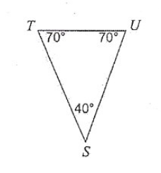 Solved Т. 70° U 70° 40° S | Chegg.com