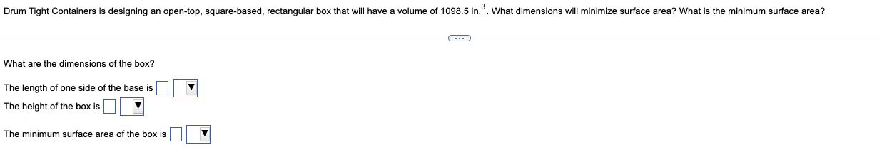 Solved Drum Tight Containers is designing an open-top, | Chegg.com