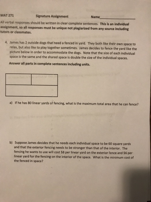 Solved MAT 271 Signature Assignment Name All verbal | Chegg.com