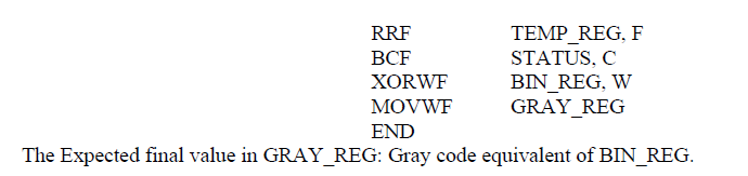 Solved In each of the following PIC assembly program | Chegg.com