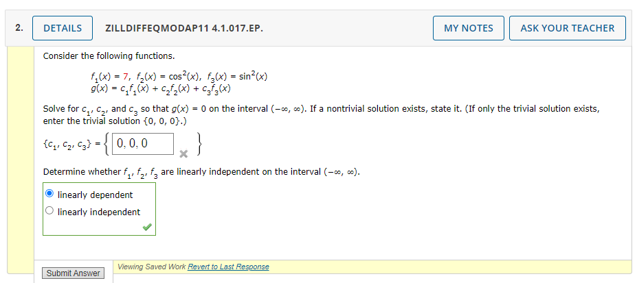 Solved 2. DETAILS ZILLDIFFEQMODAP11 4.1.017.EP. Consider the | Chegg.com