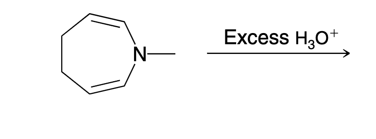 Solved Excess H3O+ | Chegg.com