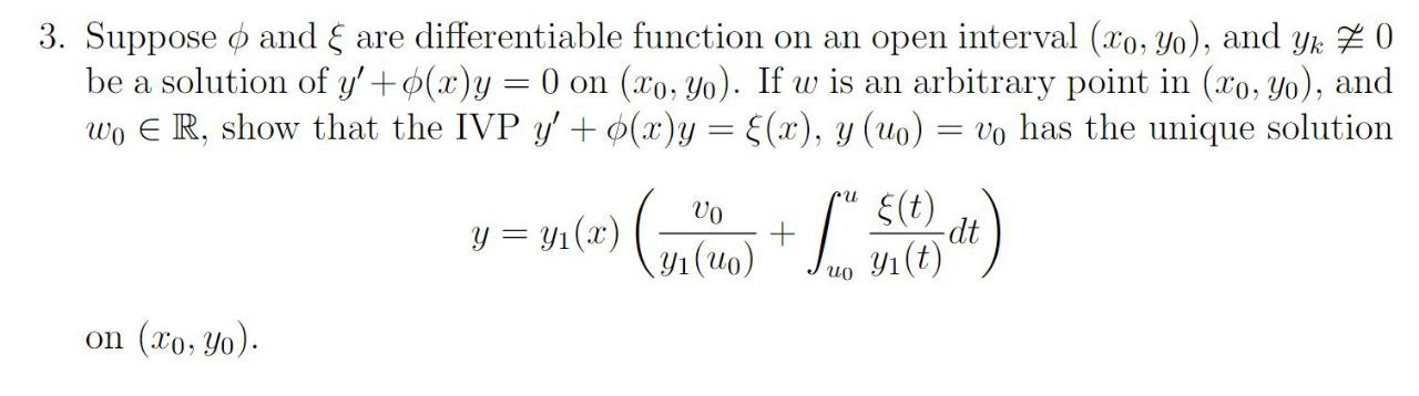 Solved Suppose φ ﻿and ξ ﻿are differentiable function on an | Chegg.com
