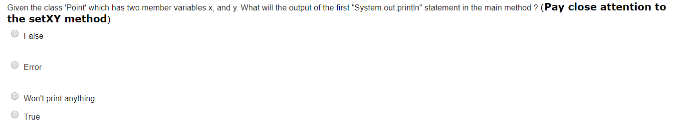 Solved public class Point { private int x; private int y; | Chegg.com Solved public class Point { private int x; private int y; | Chegg.com