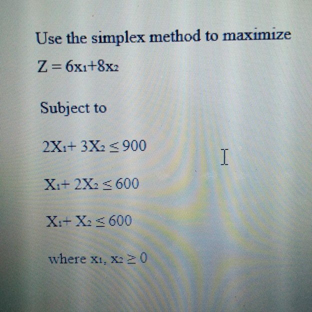 Solved Minimize the cost function by Simplex method | Chegg.com