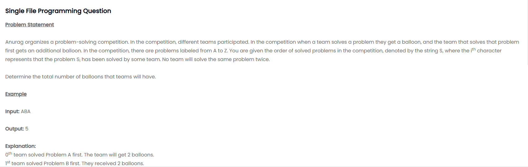 Solved Single File Programming Question Problem Statement 