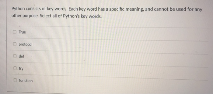 Solved The following two lines of Python code are equivalent | Chegg.com