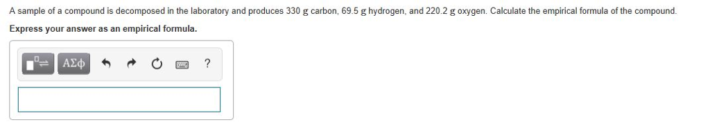 Solved A sample of a compound is decomposed in the | Chegg.com