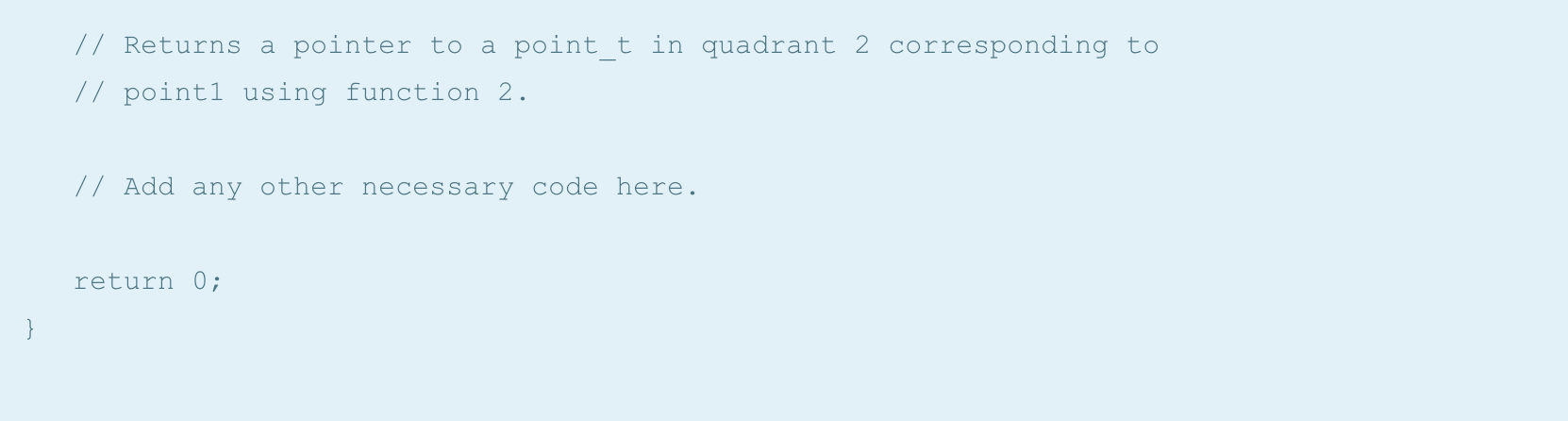 Solved Complete the program below. This includes writing two | Chegg.com