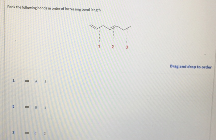 Solved Rank the following bonds in order of increasing bond | Chegg.com