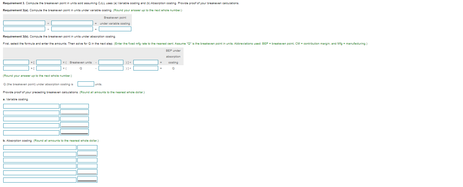 Solved Requirement 1. Prepare an income statement assuming | Chegg.com