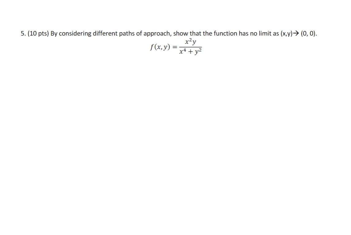 Solved 5. (10 pts) By considering different paths of | Chegg.com