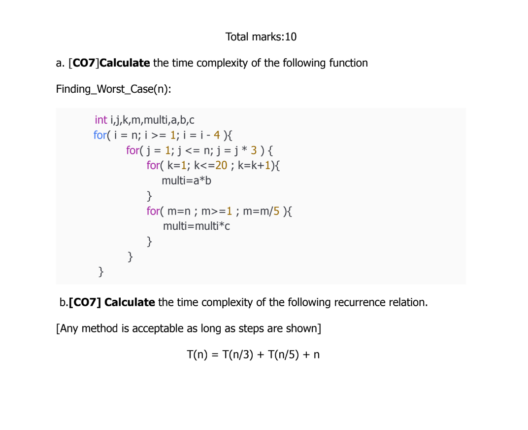 Solved Do both a and b as they are part of one question with | Chegg.com