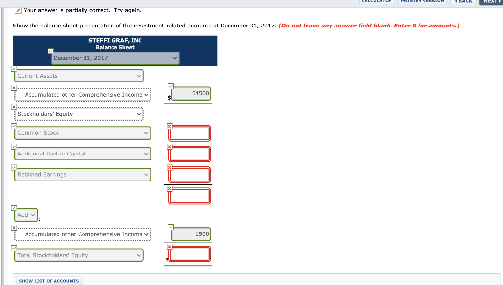 Solved Accumulated Other Comprehensive Loss Allowance for | Chegg.com