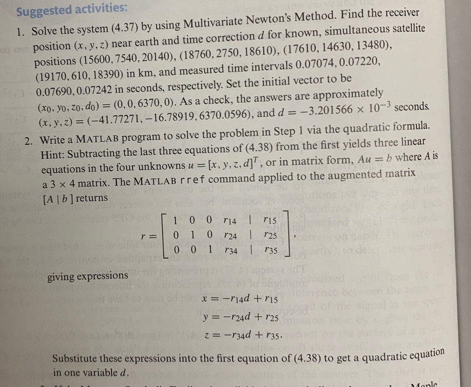 Figure 4.16 Three intersecting spheres. Generically, | Chegg.com