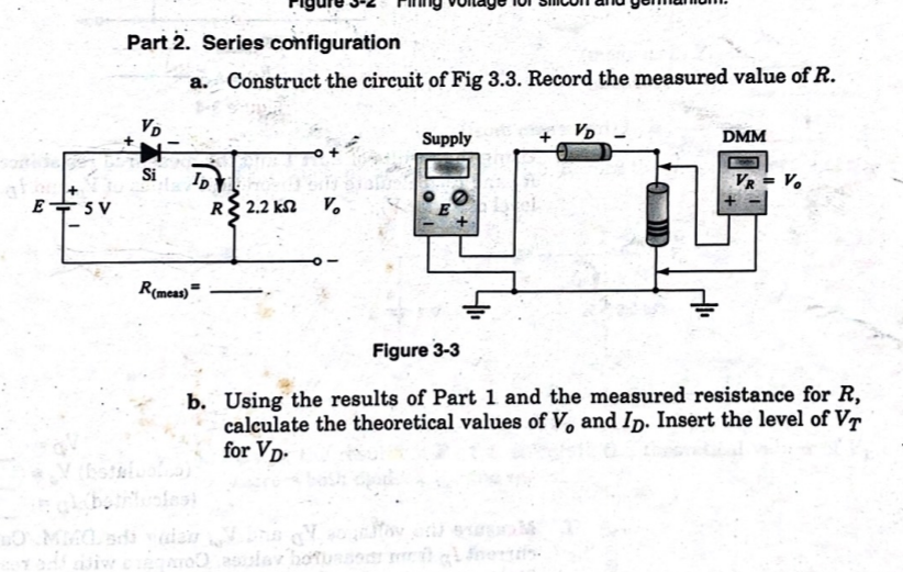 Solved Procedure PART 1. Threshold Voltage V₁ For both the | Chegg.com