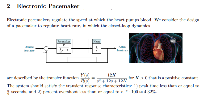 Solved 2 Electronic Pacemaker Electronic pacemakers regulate | Chegg.com