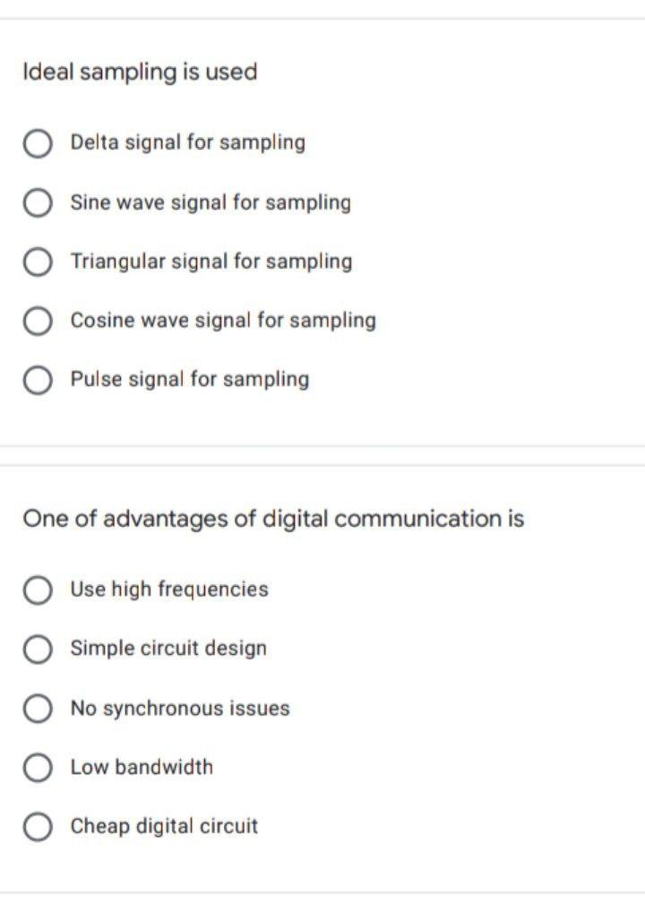 Ideal sampling is used Delta signal for sampling Sine | Chegg.com