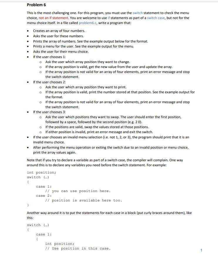 Solved Problem 6 This is the most challenging one. For this | Chegg.com