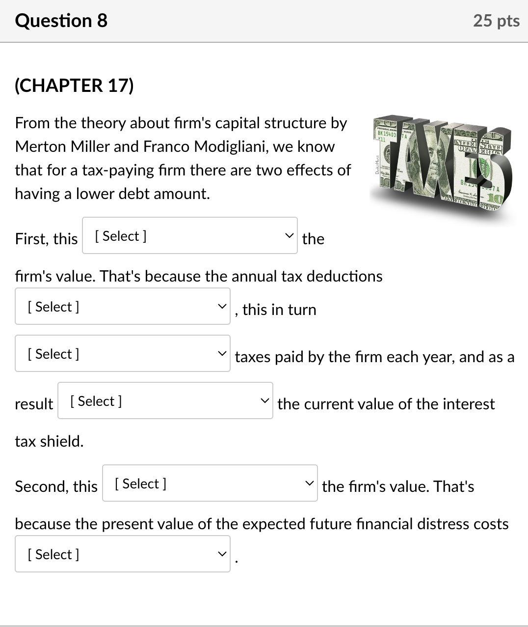 Solved (CHAPTER 17)From the theory about firm's capital | Chegg.com