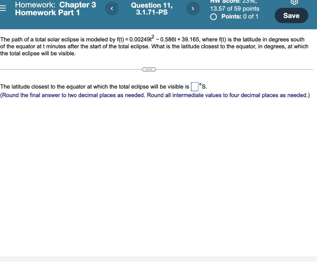 Solved Homework: Chapter 3 Homework Part 1 Question 11, | Chegg.com