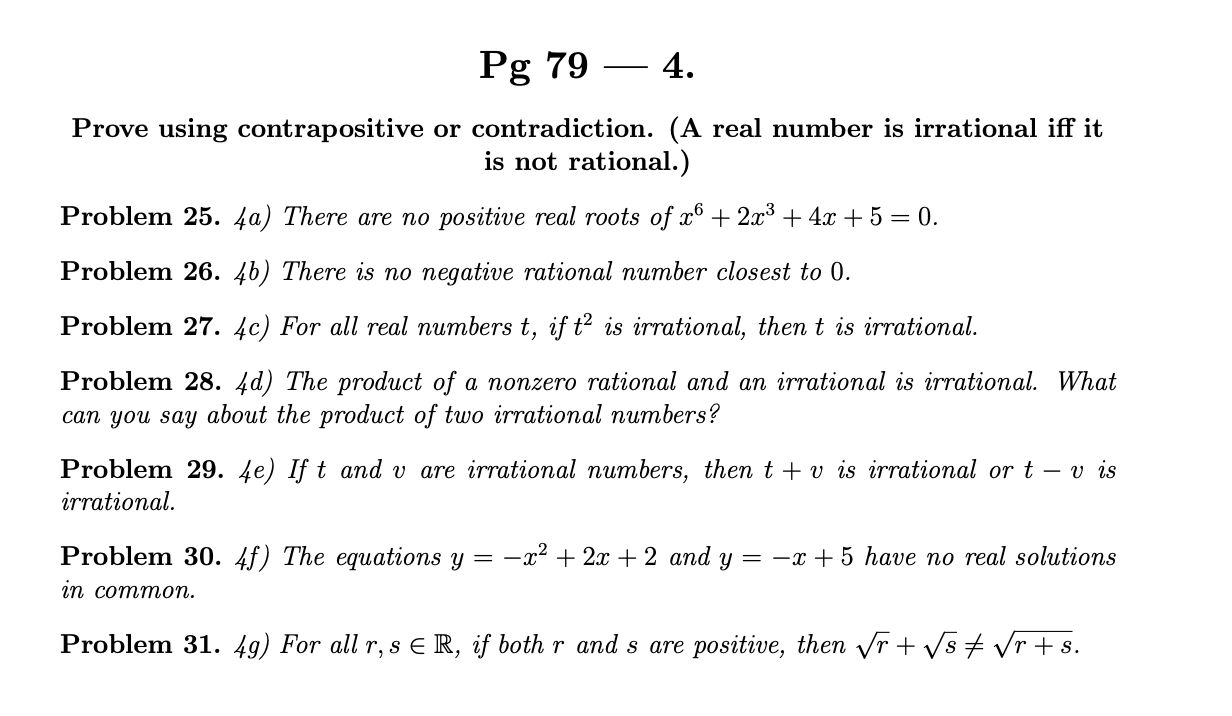 Solved Please Provide proofs for the questions below! (if | Chegg.com